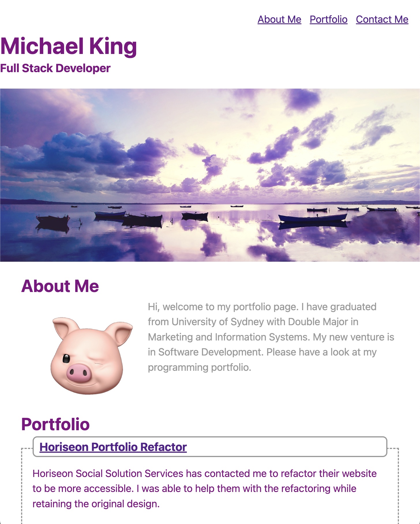 GitHub - mkng1/challenge2-portfolio-website